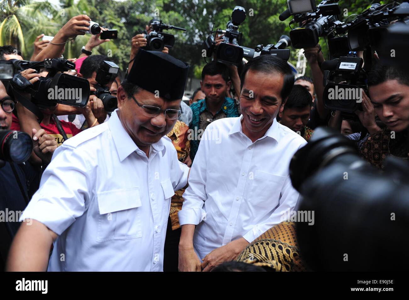 Jakarta, Prabowo Subianto (L. 17th Oct, 2014. Indonesia's President ...