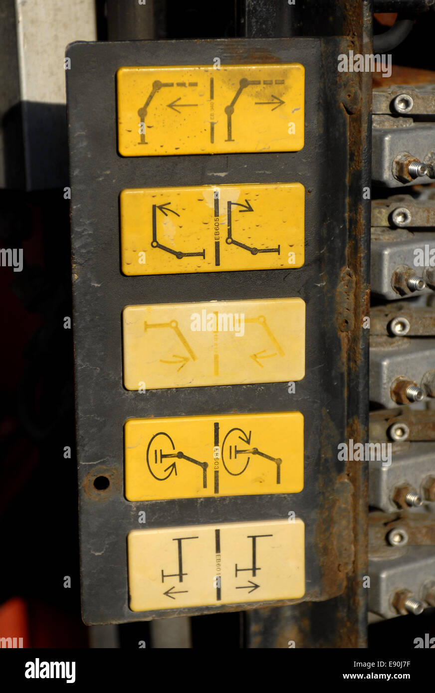 Crane lever hi-res stock photography and images - Alamy