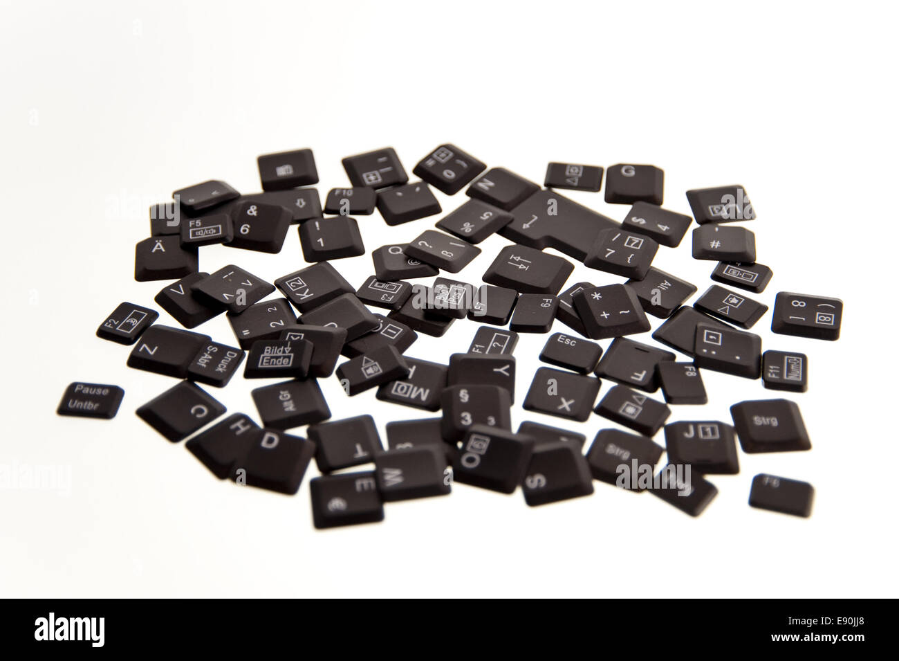 Broken computer keyboard keys hi-res stock photography and images - Alamy