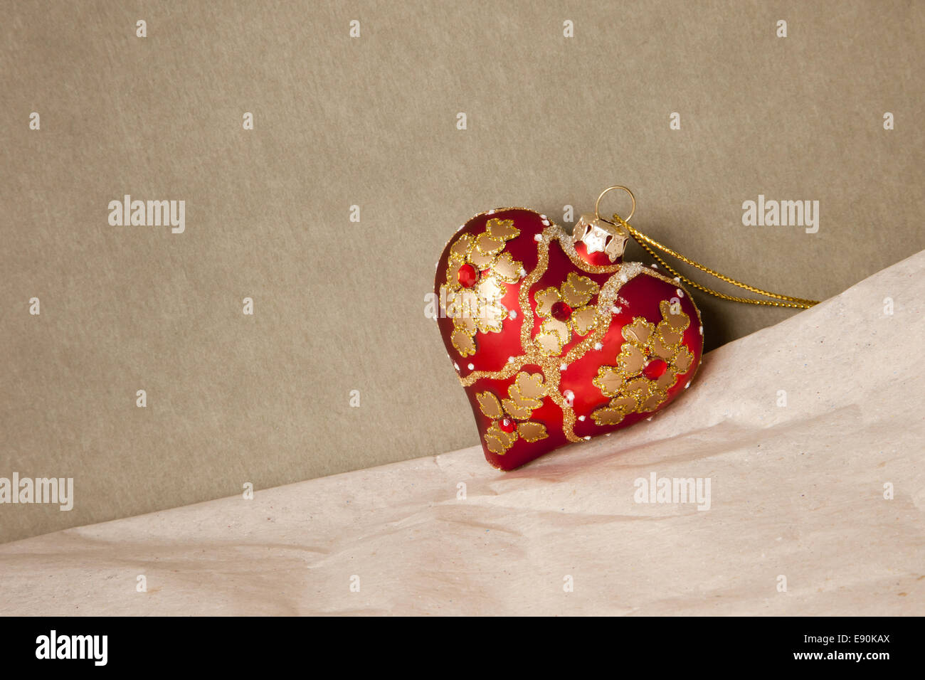Red heart merry christmas hi-res stock photography and images - Alamy