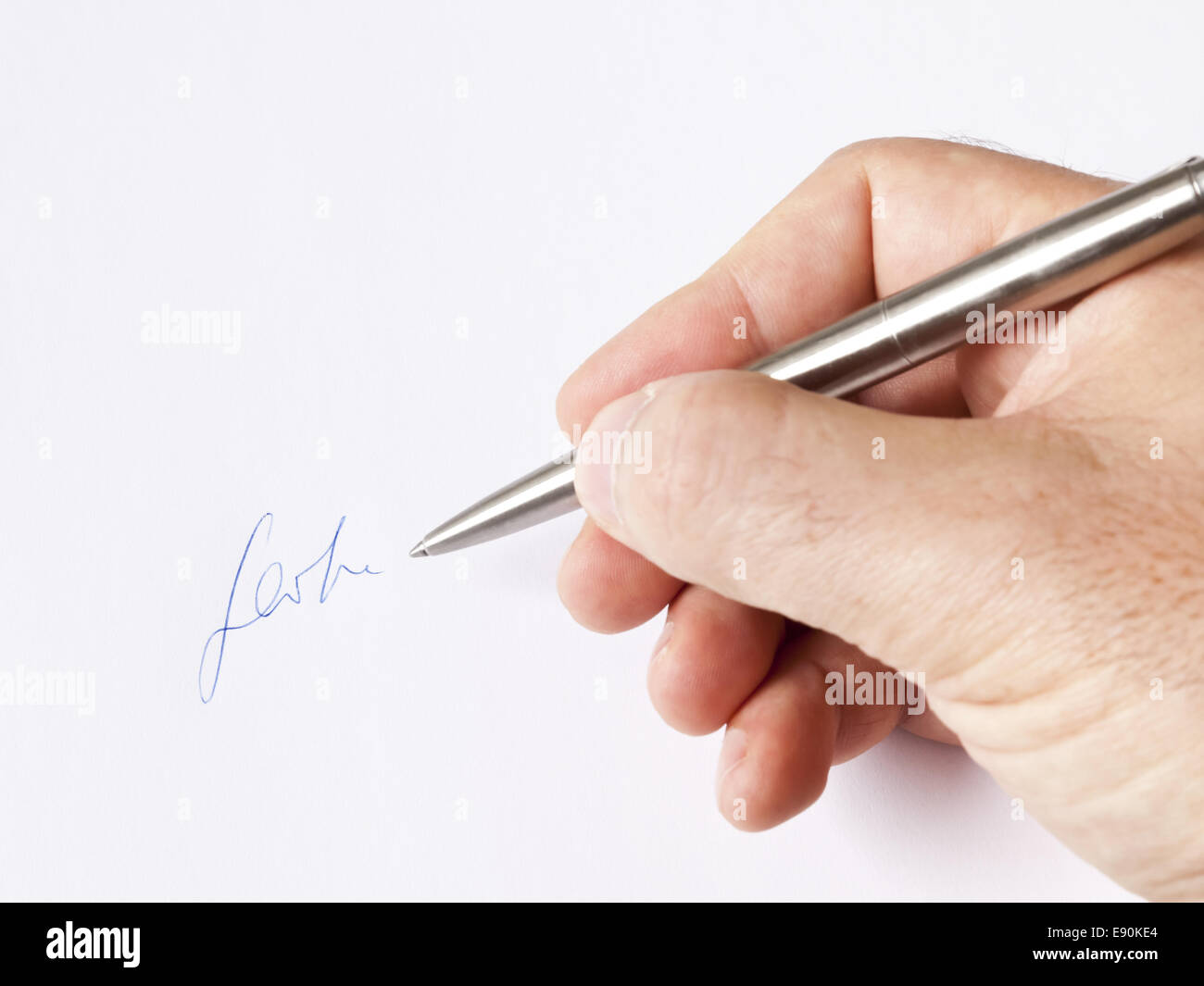 Man signature hi-res stock photography and images - Alamy
