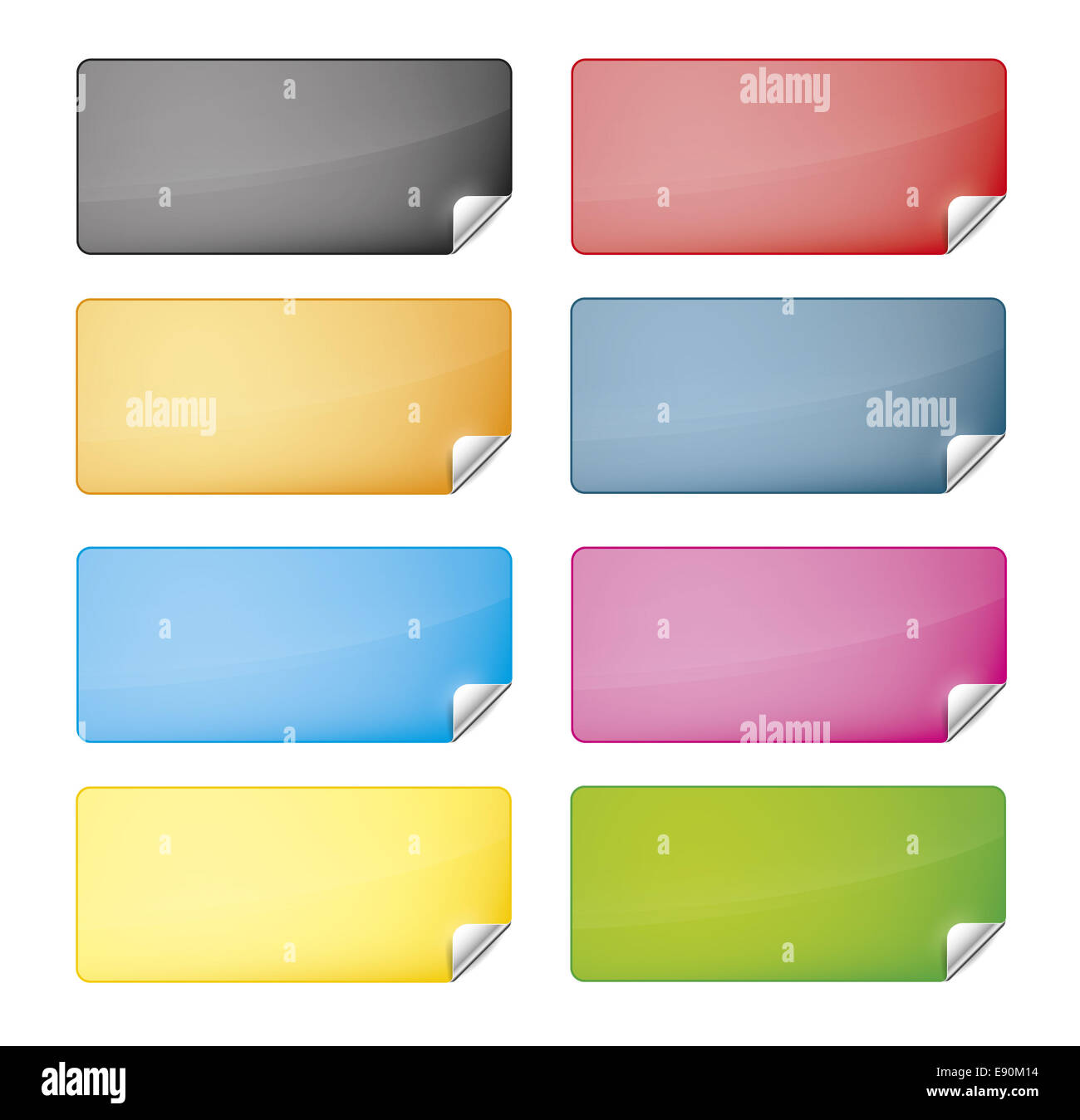 Shiny labels hi-res stock photography and images - Alamy