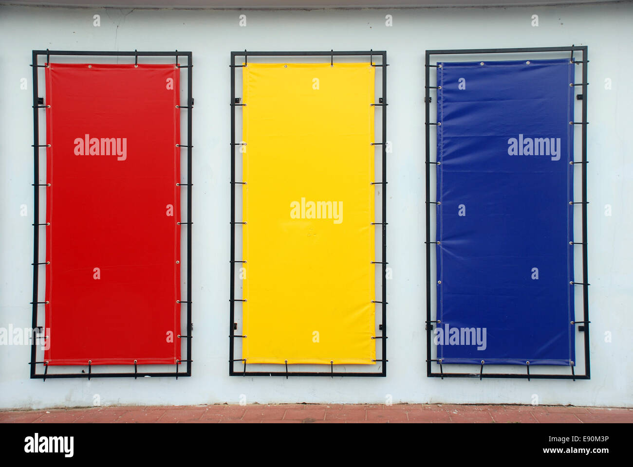 colorful blank signs with a copy space area Stock Photo - Alamy