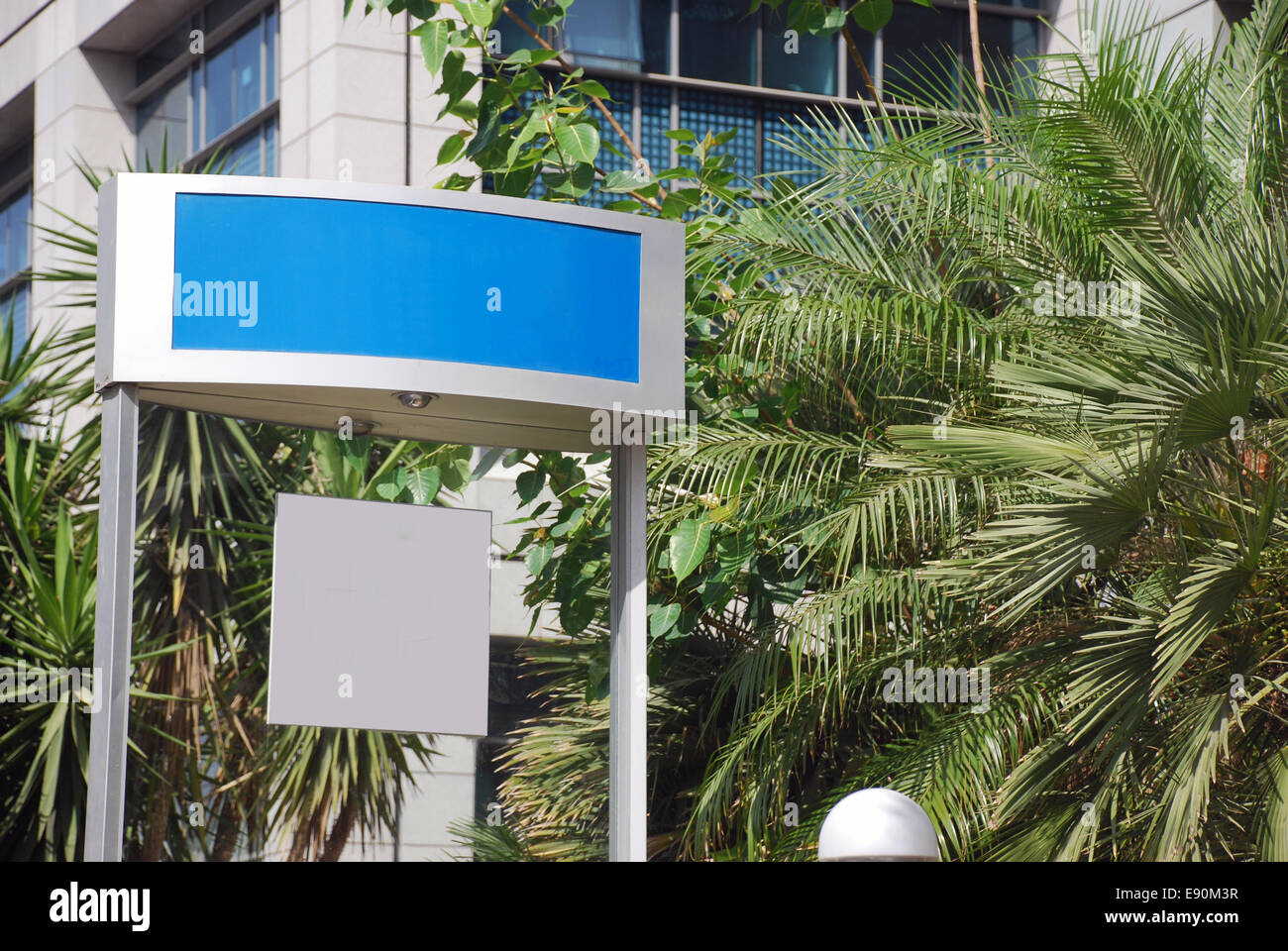 blank sign with a copy space area Stock Photo - Alamy