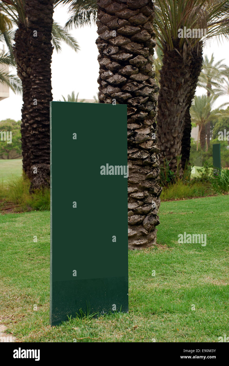 blank green sign with a copy space area Stock Photo - Alamy