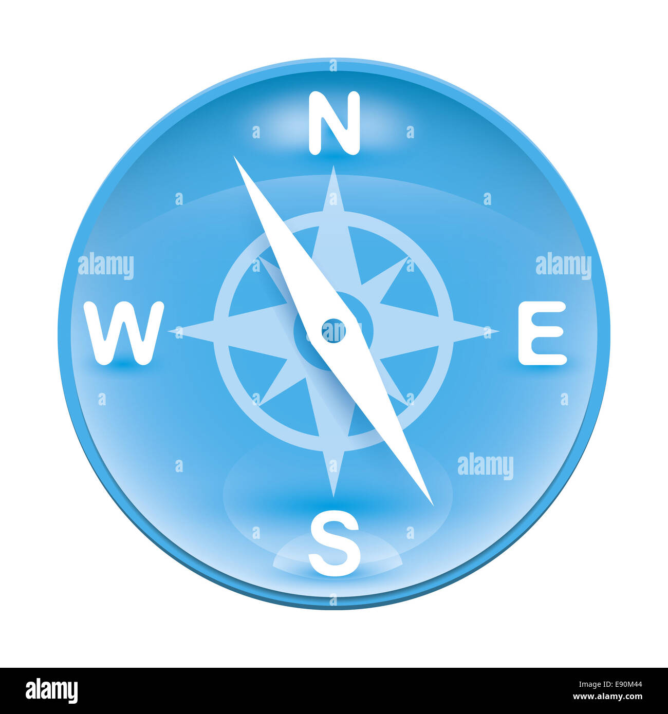 Wind rose icon Cut Out Stock Images & Pictures - Alamy