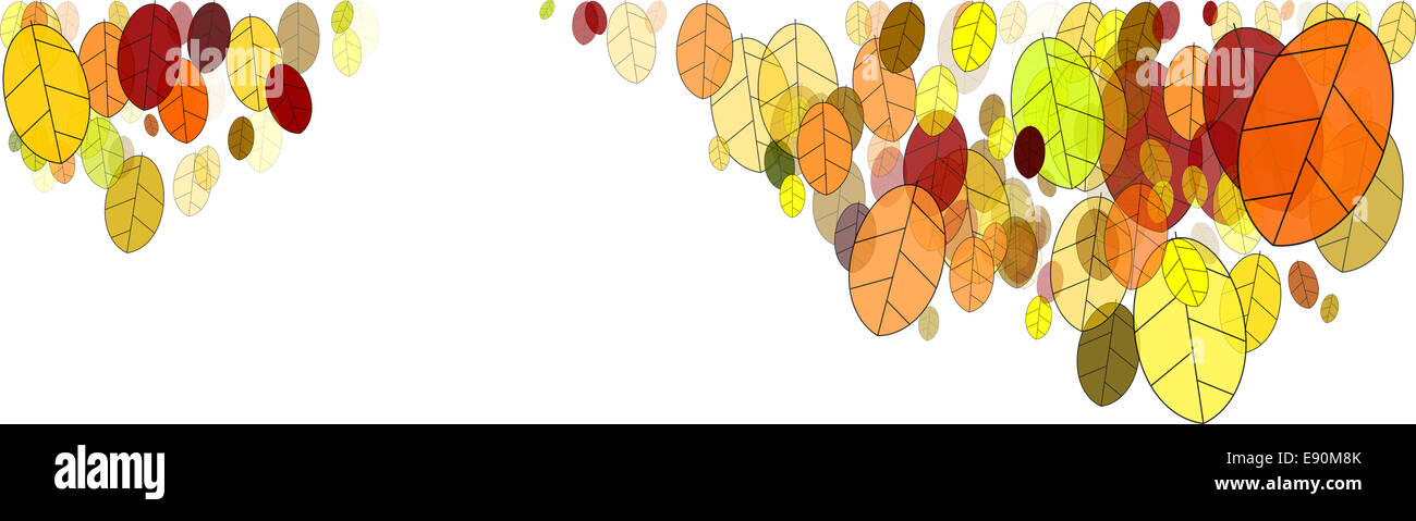 Illustrated leaves hi-res stock photography and images - Alamy