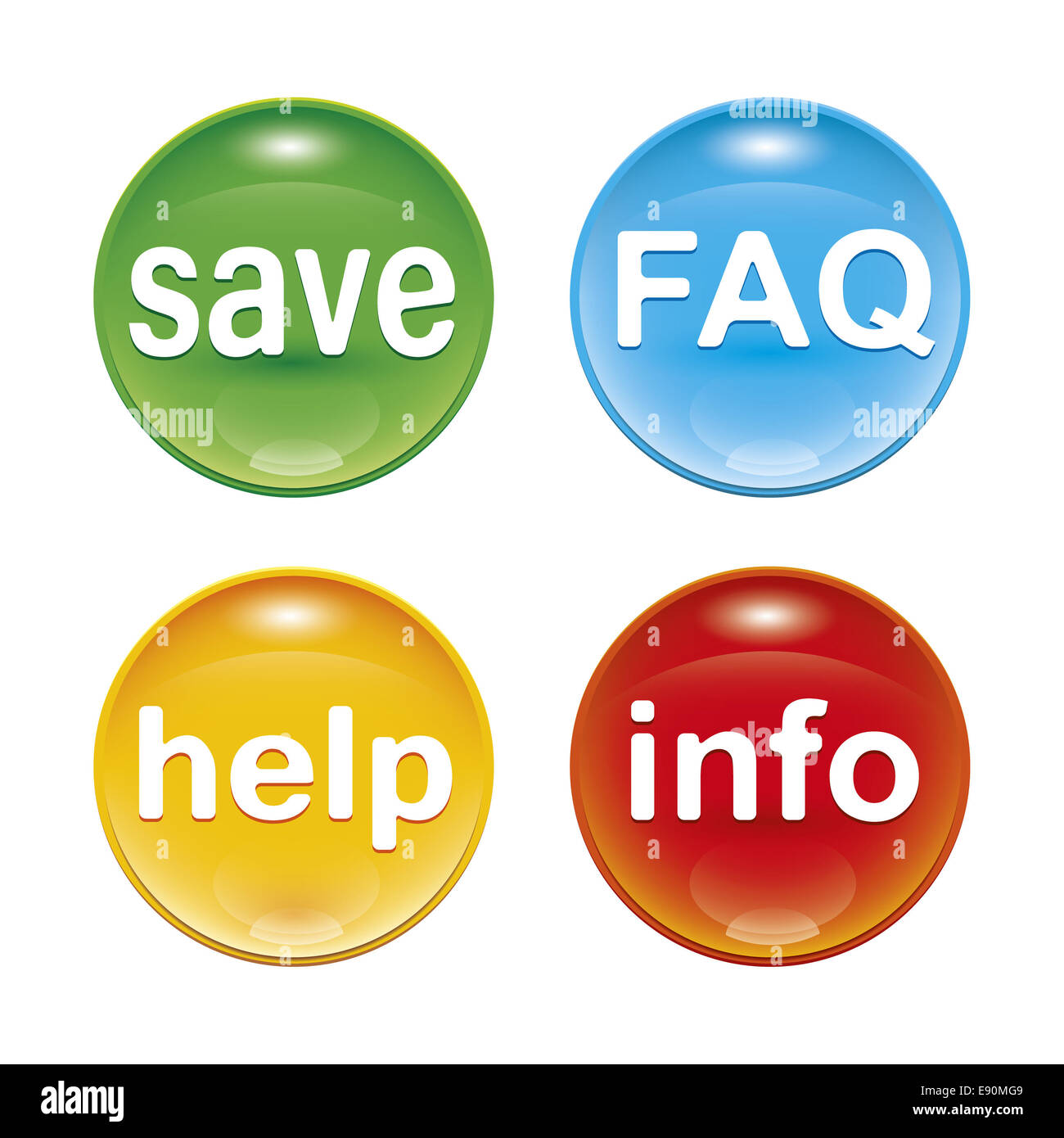 Button four hi-res stock photography and images - Alamy