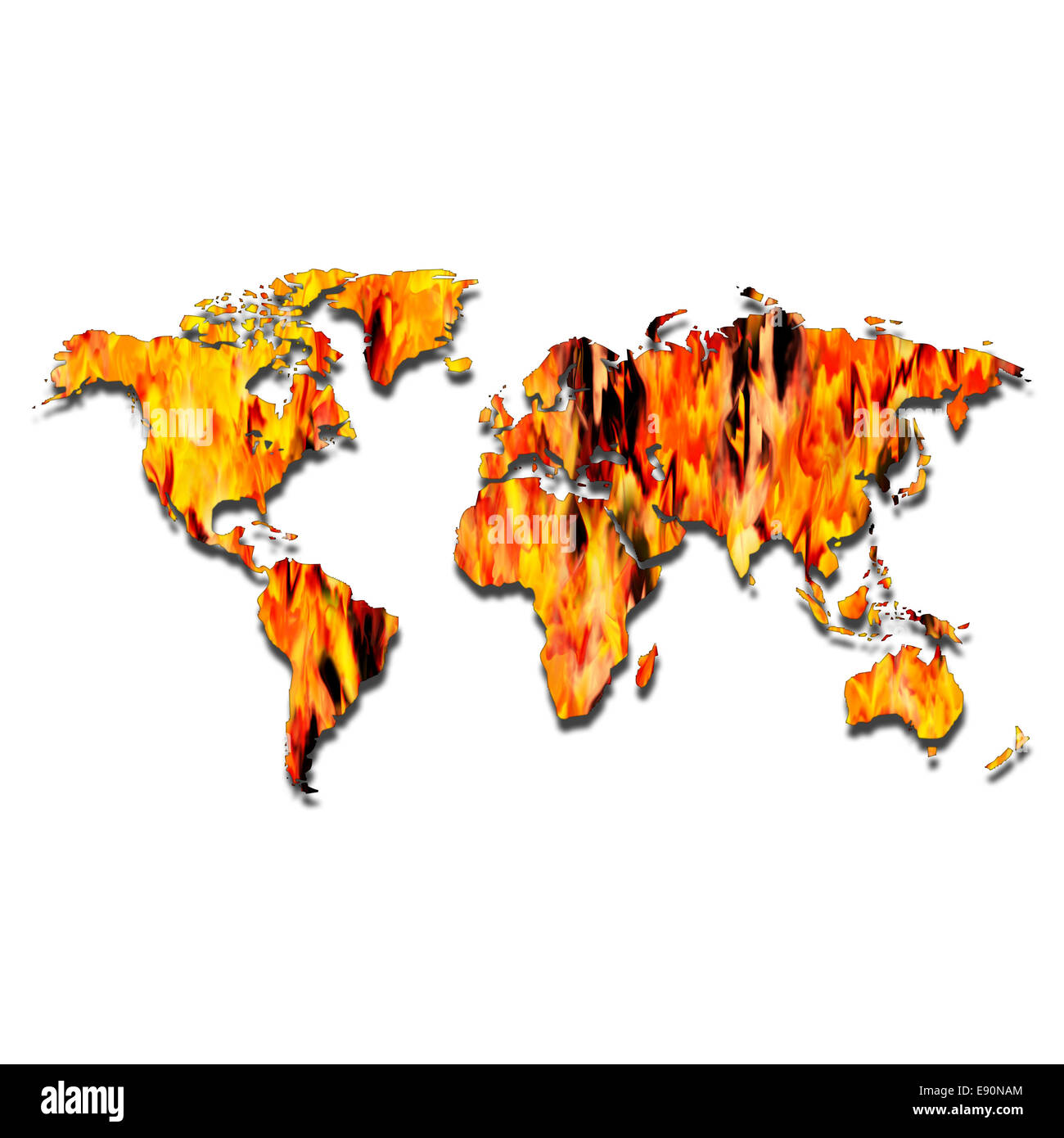 World globe background asia view Cut Out Stock Images & Pictures - Alamy