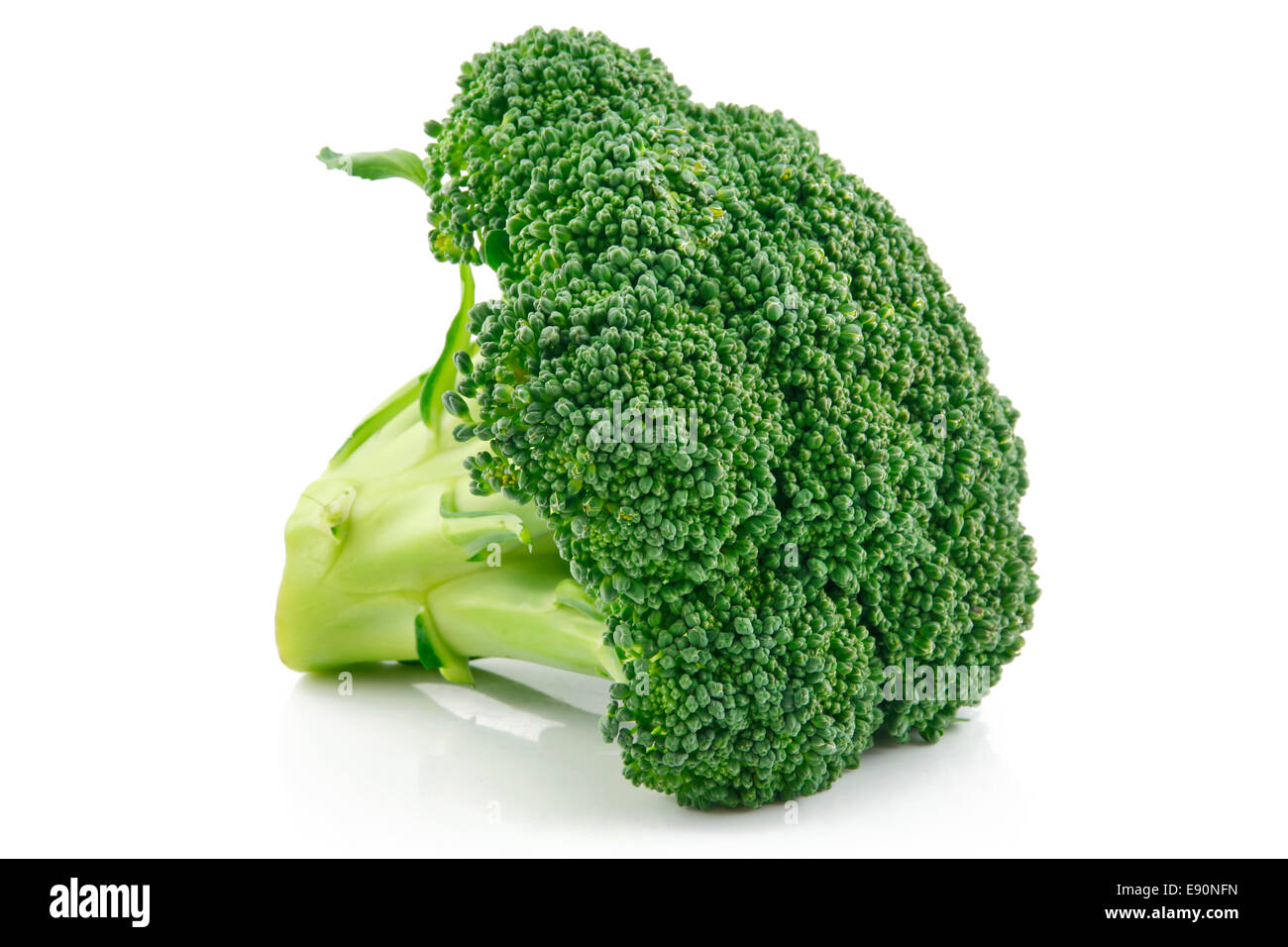 Ripe Broccoli Cabbage Isolated Stock Photo - Alamy