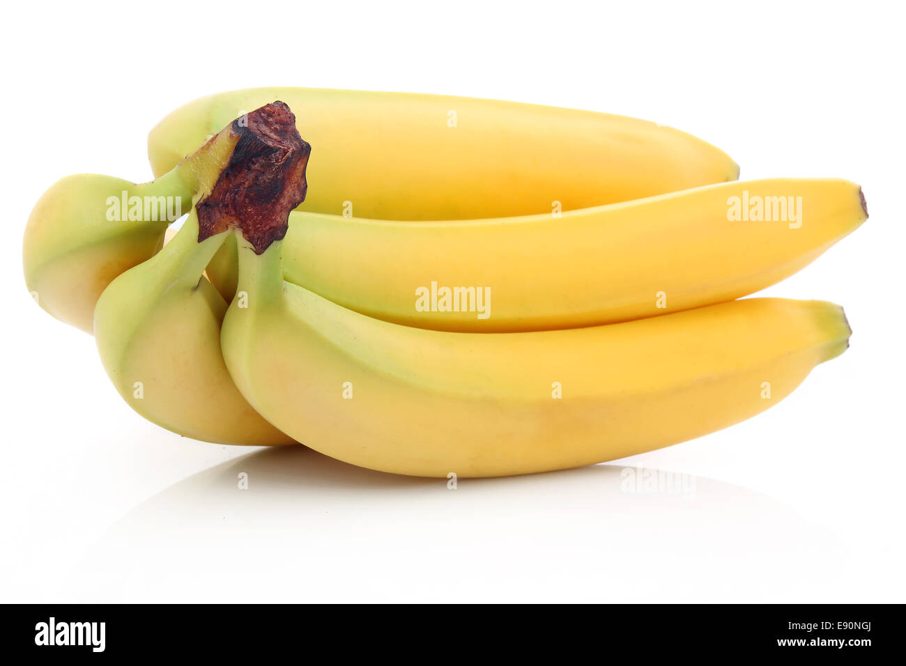 Bunch of ripe banana fruits isolated Stock Photo - Alamy