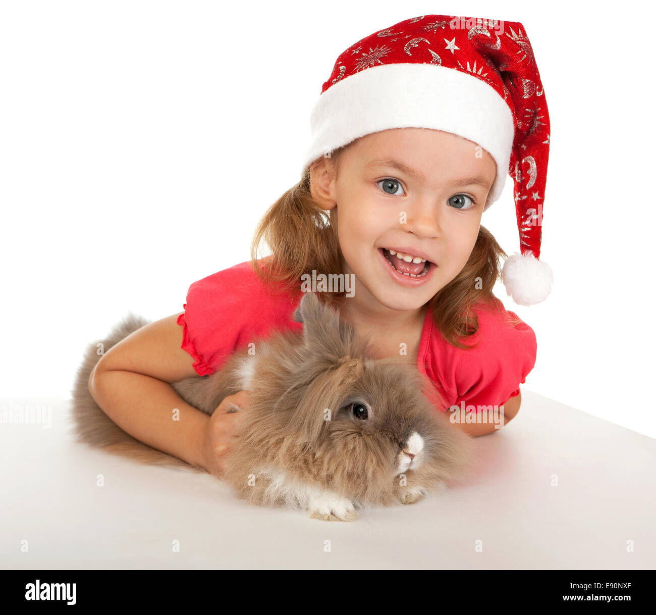 Child and rabbit hi-res stock photography and images - Alamy