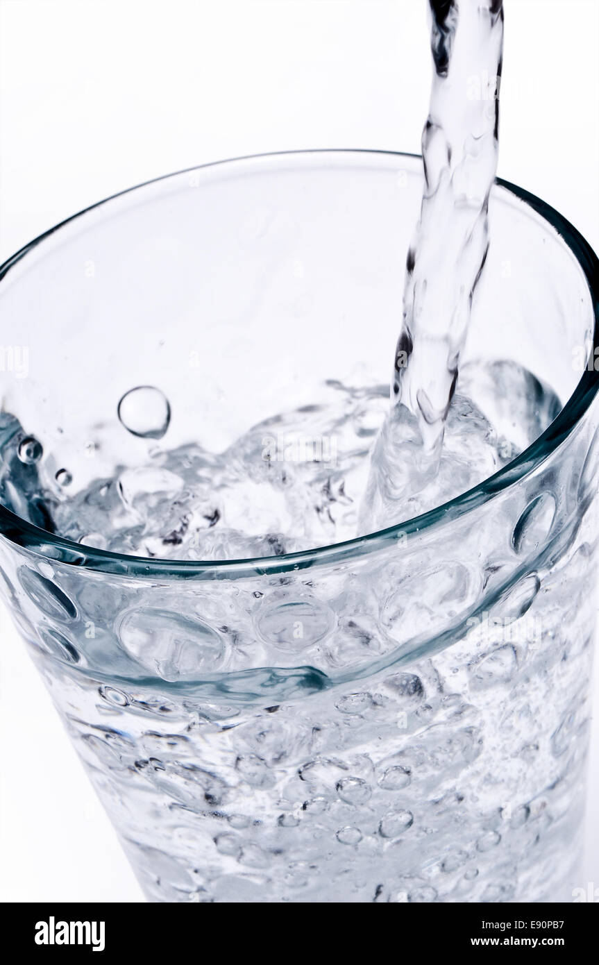 Glass with water Stock Photo - Alamy
