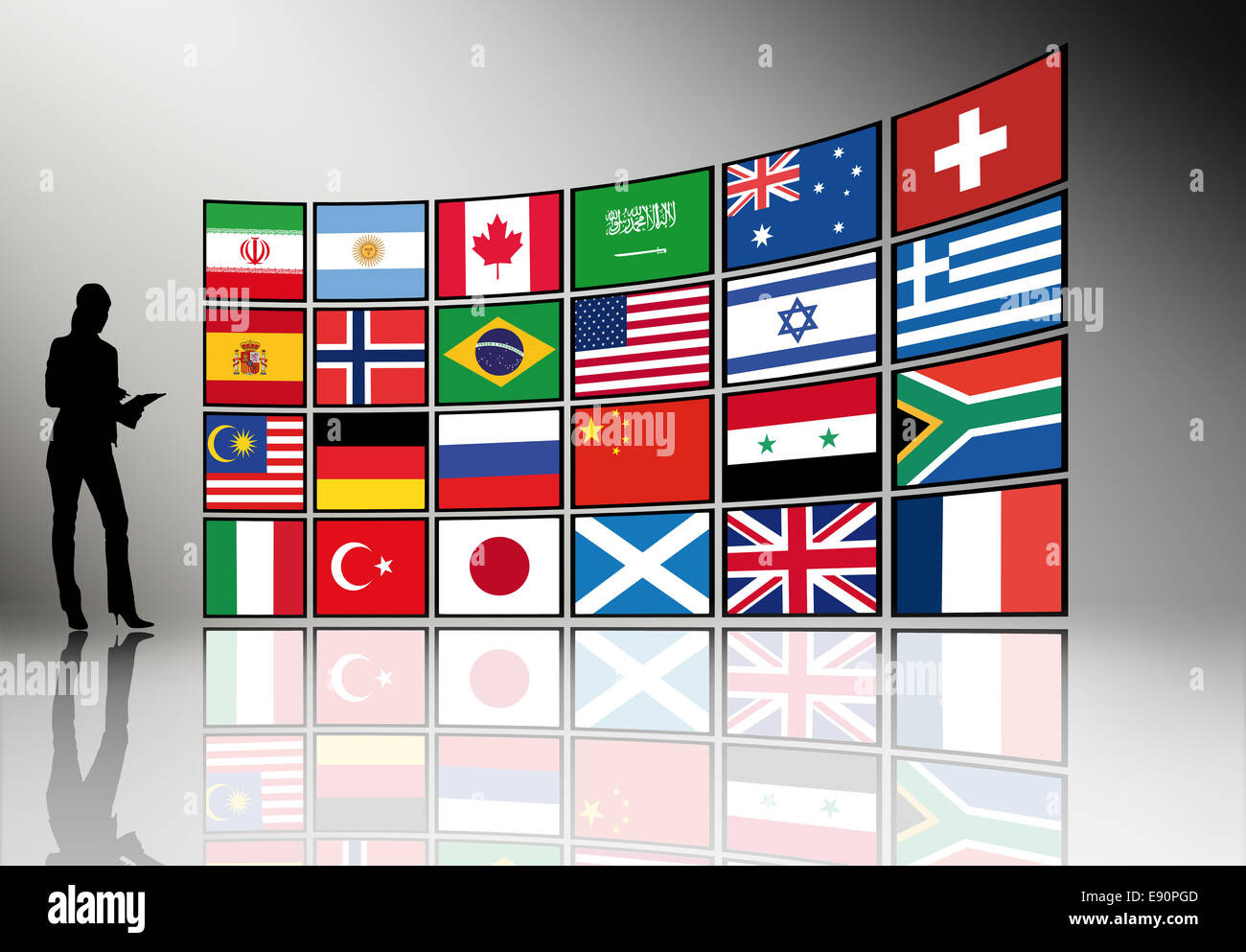 Flags of countries hi-res stock photography and images - Alamy