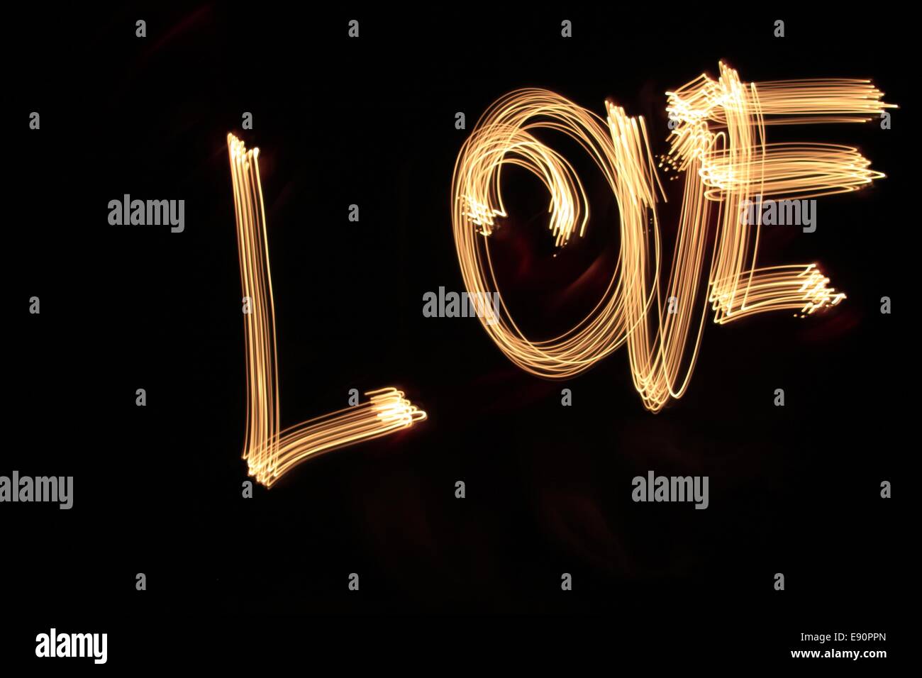 Licht schrift buchstaben hi-res stock photography and images - Alamy