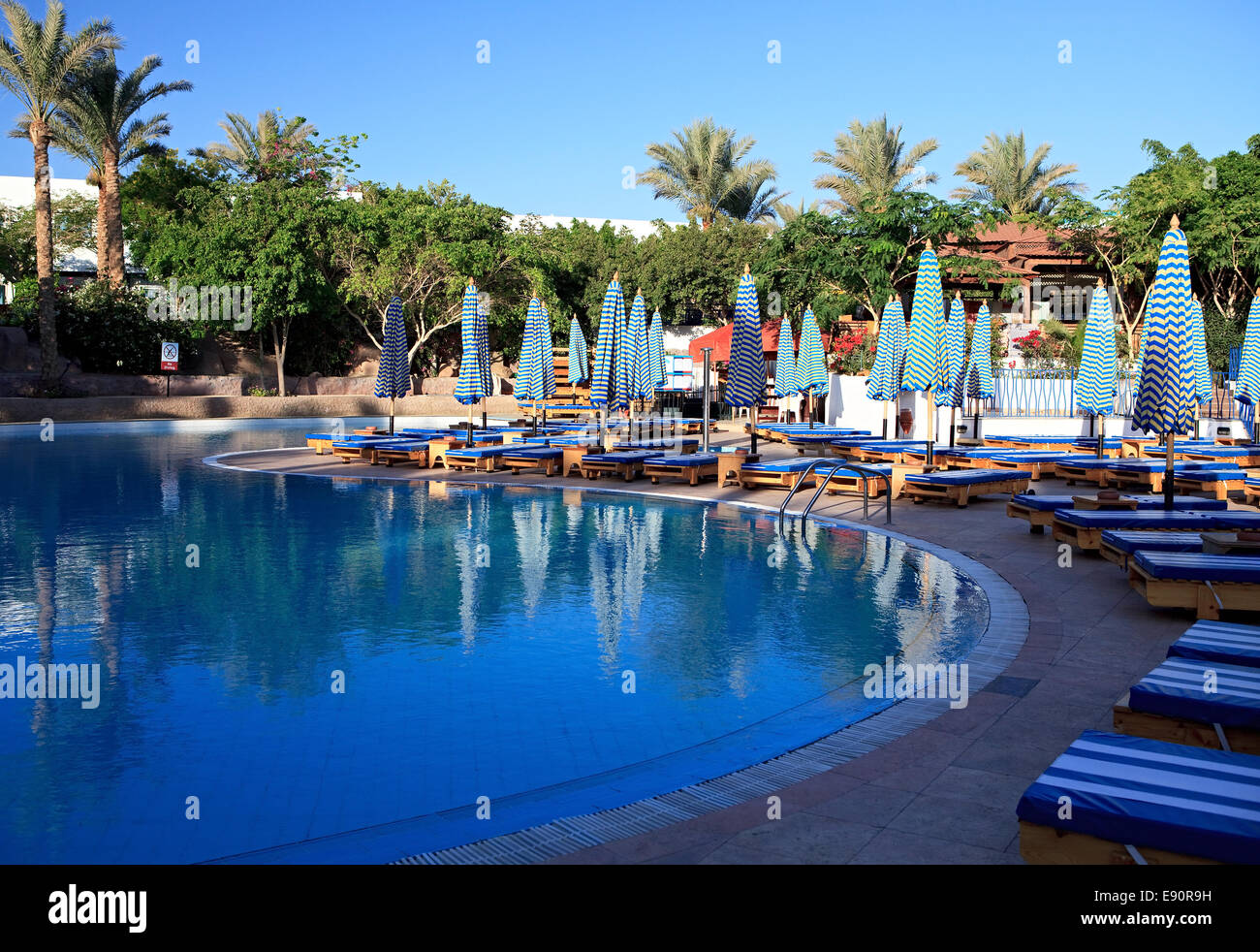 pool at the hotel Stock Photo - Alamy