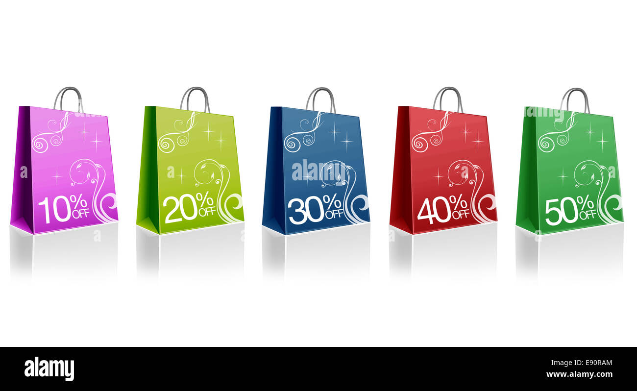 3d shopping cart bags hi-res stock photography and images - Alamy
