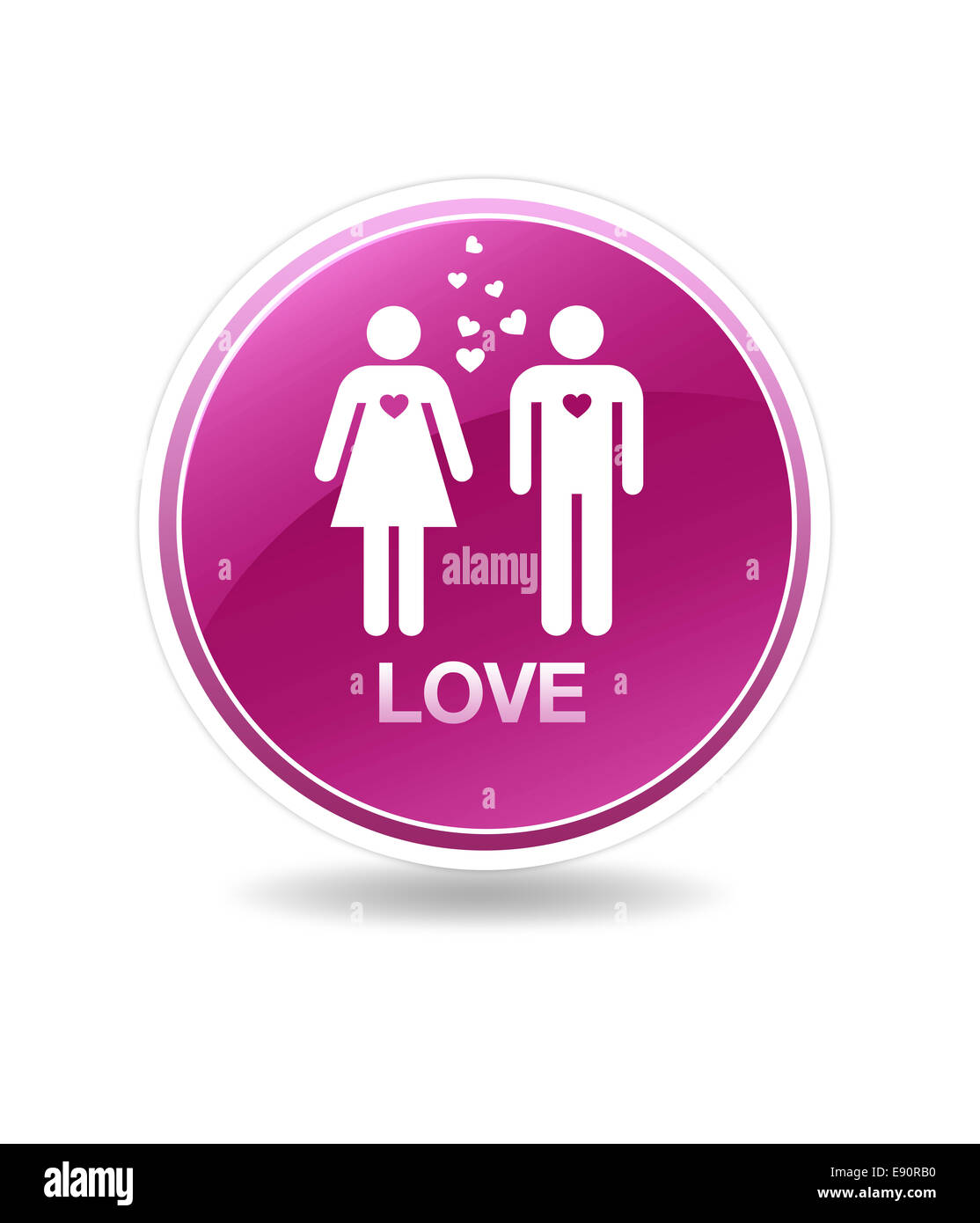 Love feeling icon Cut Out Stock Images & Pictures - Alamy