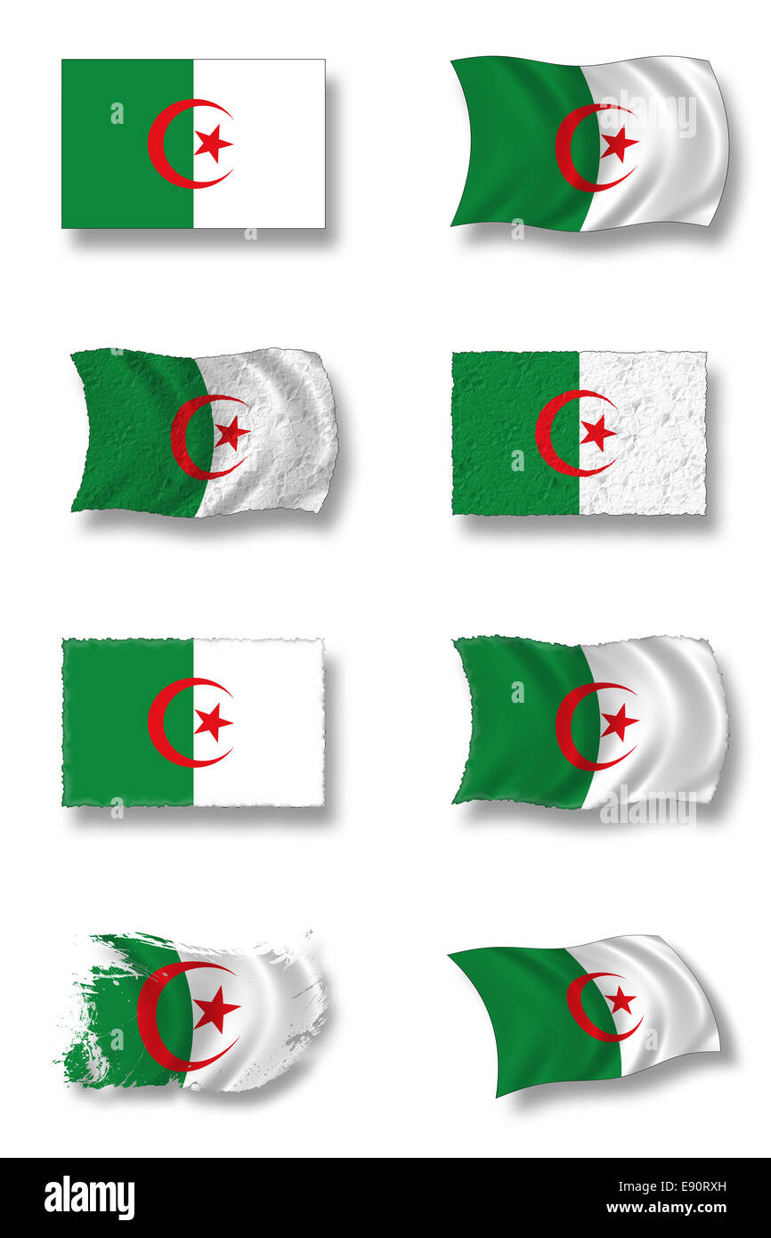Flag of Algeria Stock Photo - Alamy