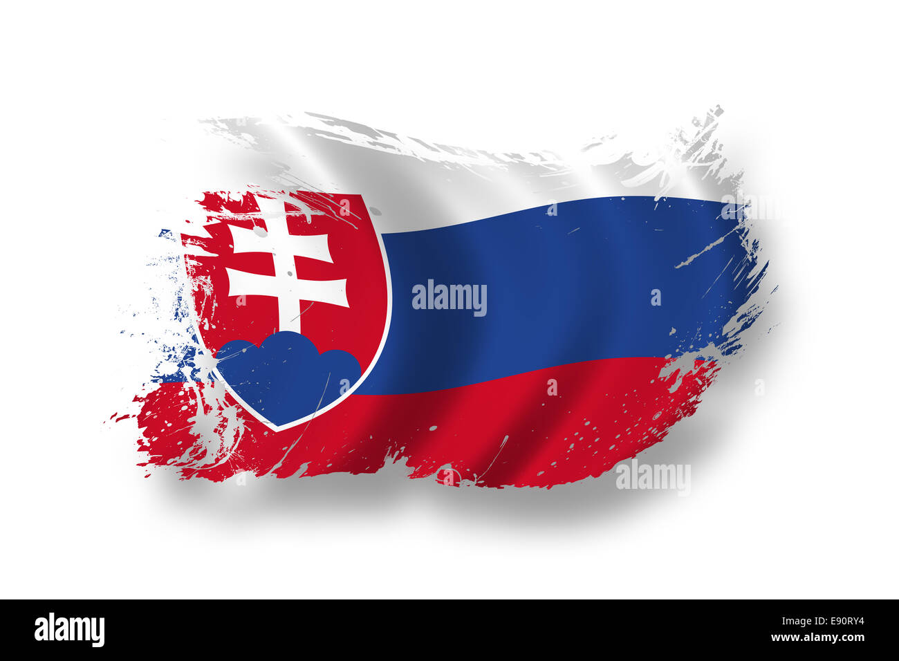 Flag of Slovakia Stock Photo - Alamy
