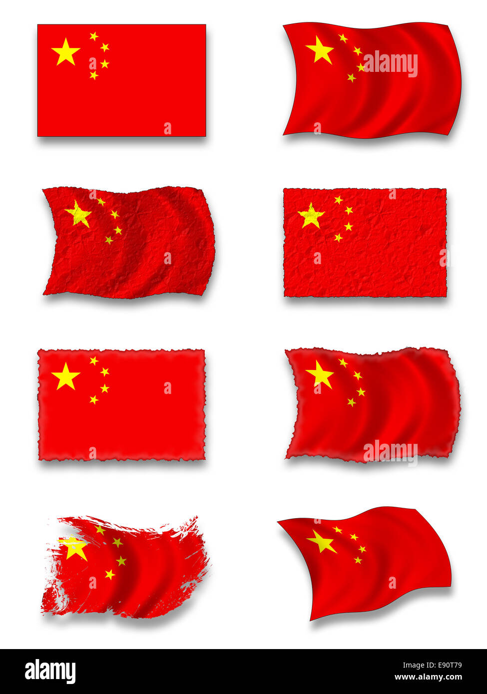Flag of China Stock Photo - Alamy