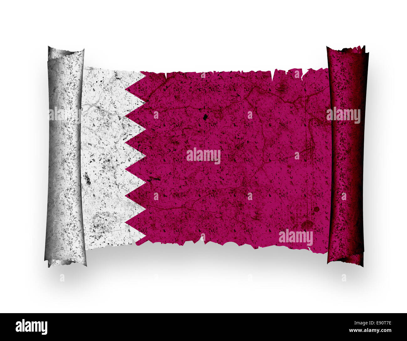 Flag of Qatar Stock Photo - Alamy