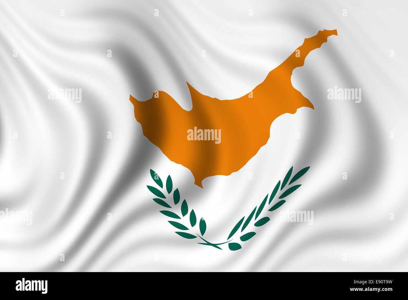 Zypern flagge hi-res stock photography and images - Alamy