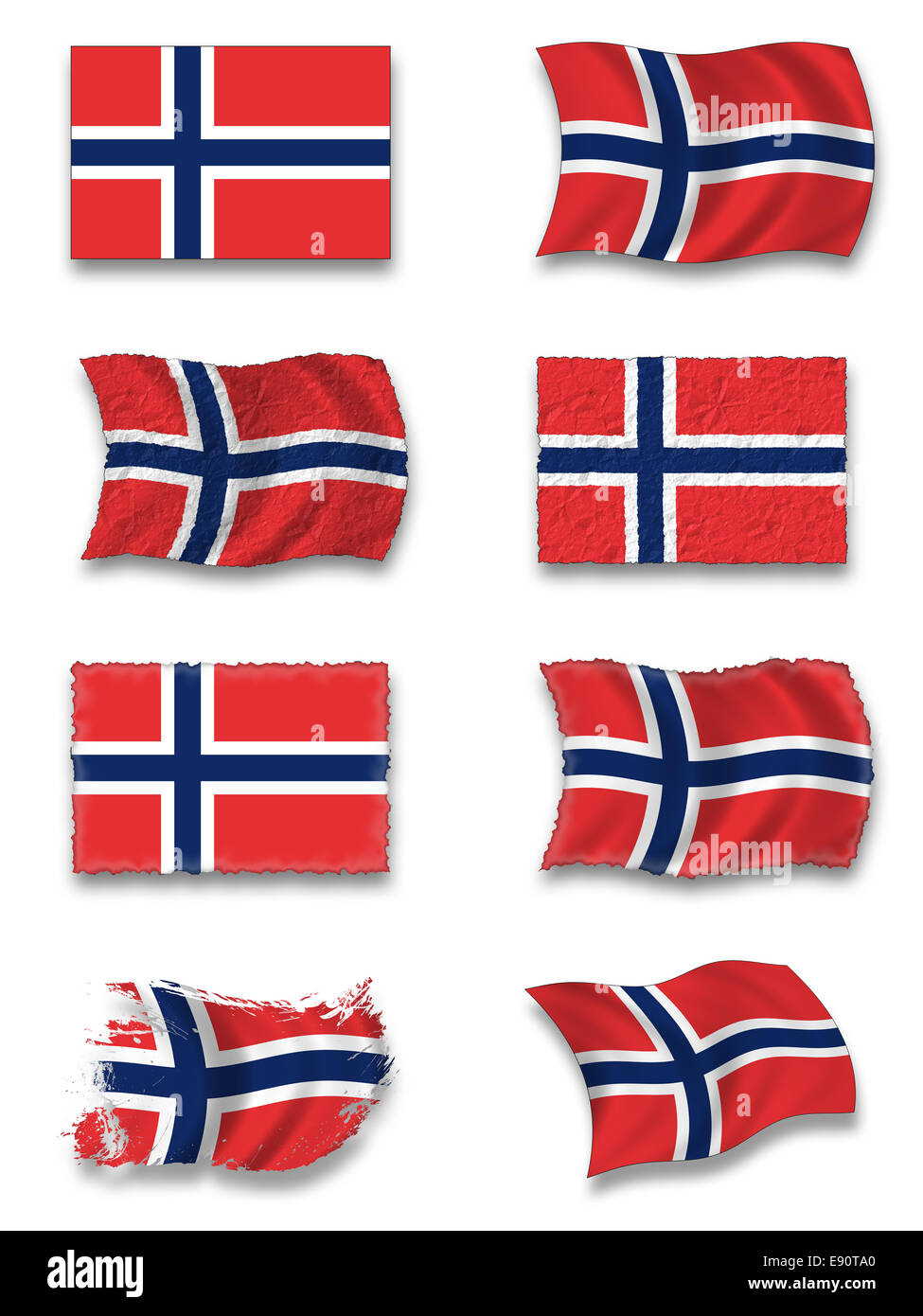 Norwegen flag hi-res stock photography and images - Alamy
