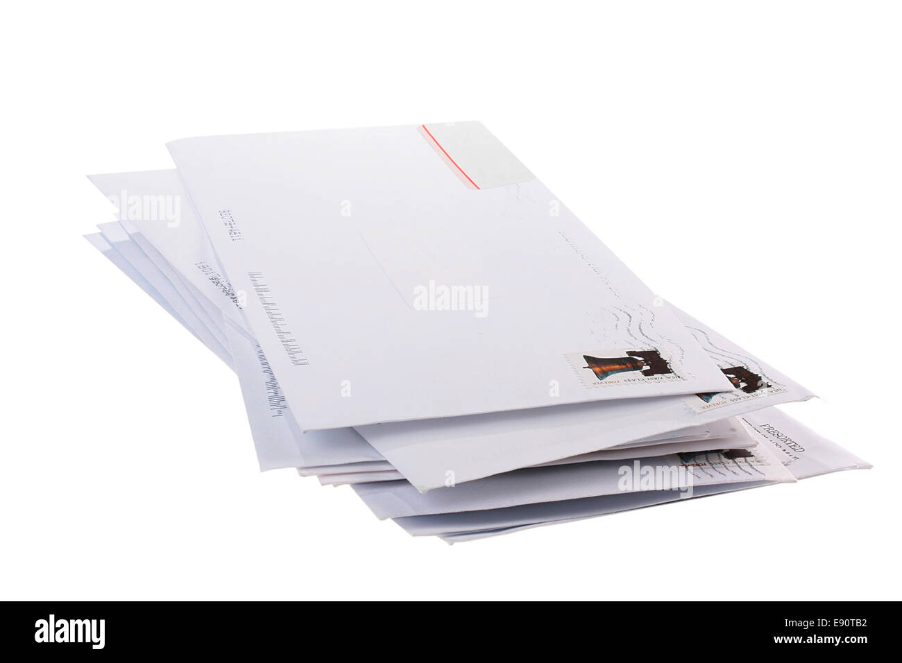 Writing envelopes Cut Out Stock Images & Pictures - Alamy
