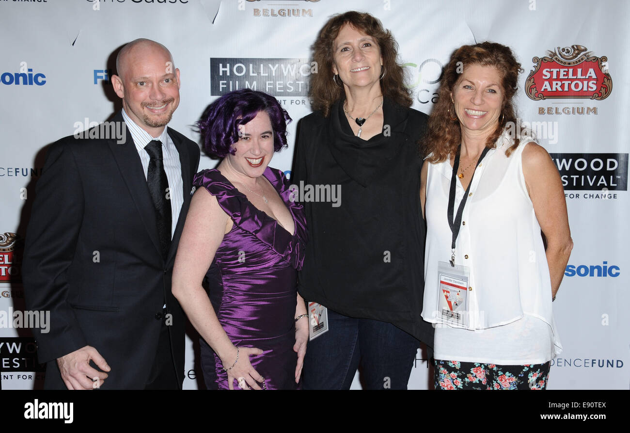 Los Angeles, California, USA. 16th Oct, 2014. John Mecholsky, Eve Burns ...