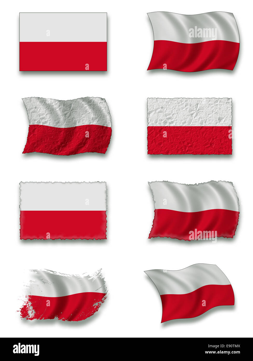 Flag of Poland Stock Photo - Alamy