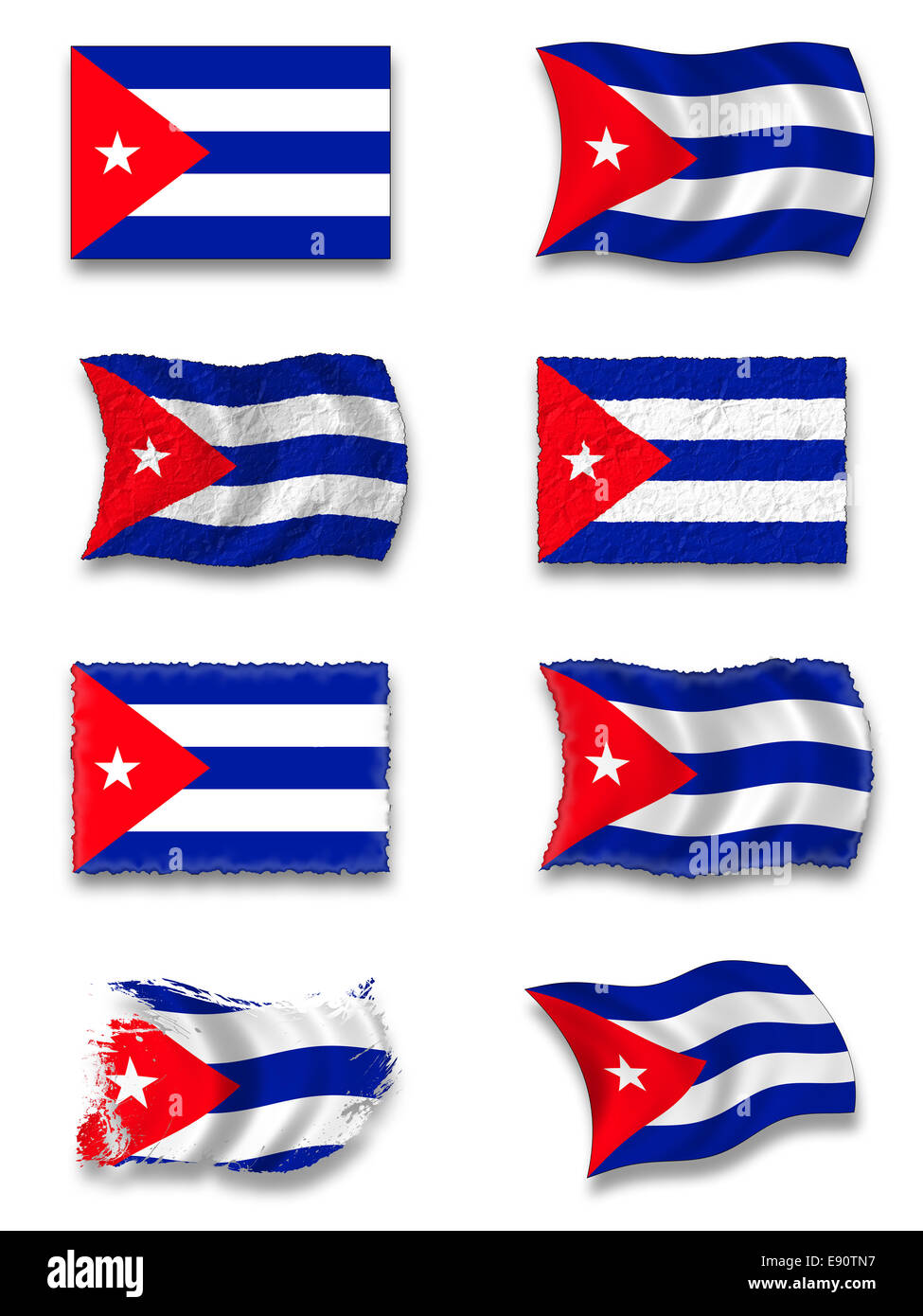 Flag of Cuba Stock Photo - Alamy