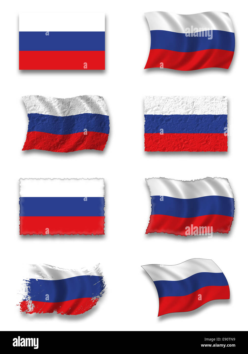 Flag of Russia Stock Photo - Alamy
