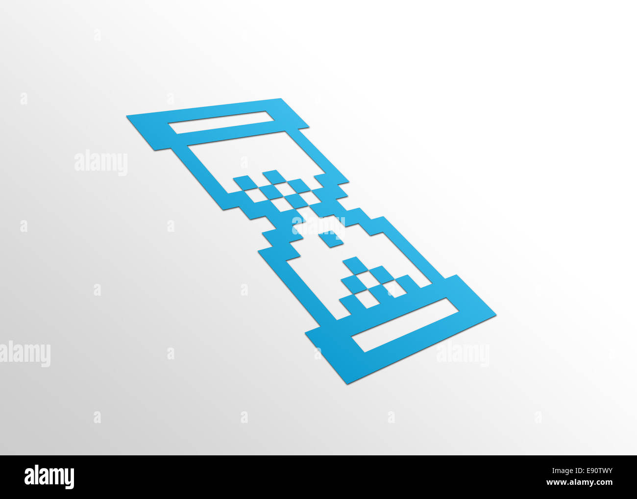 Perspective Hour Glass Stock Photo - Alamy