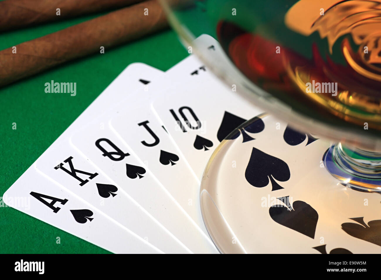 Best Poker Hand Stock Photo - Alamy