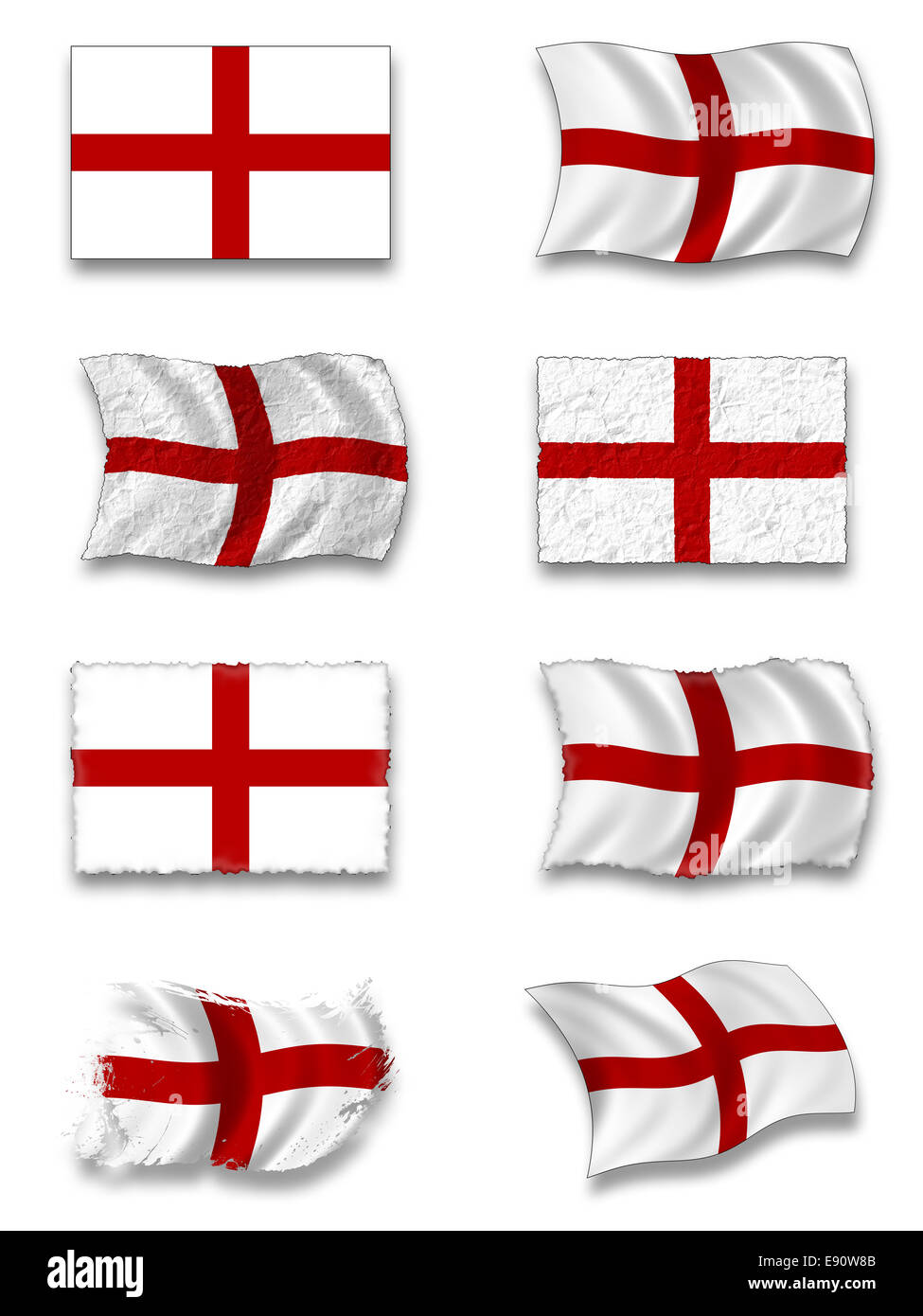 Flag of England Stock Photo - Alamy