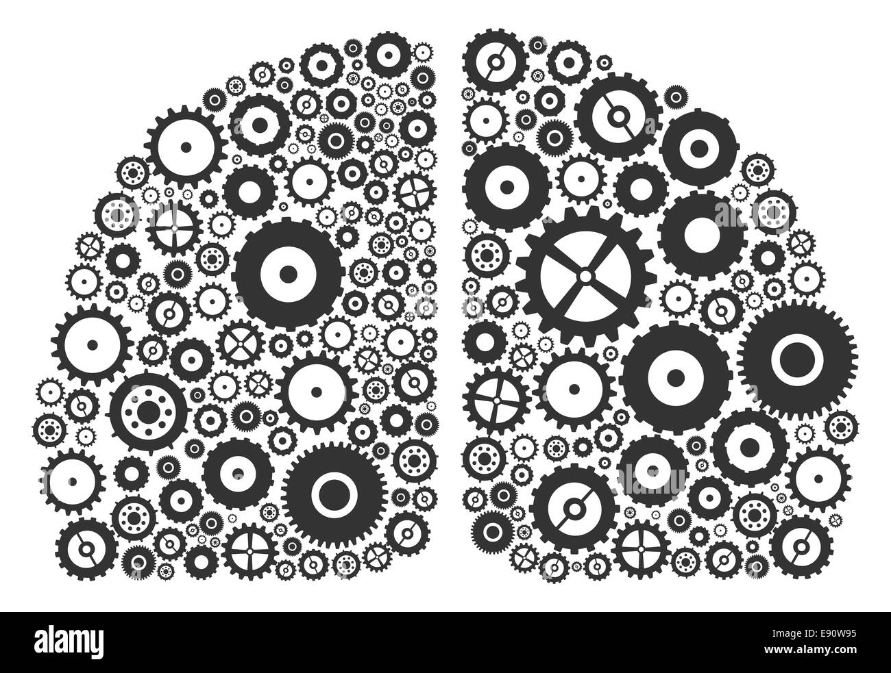 Cogs brain hi-res stock photography and images - Alamy