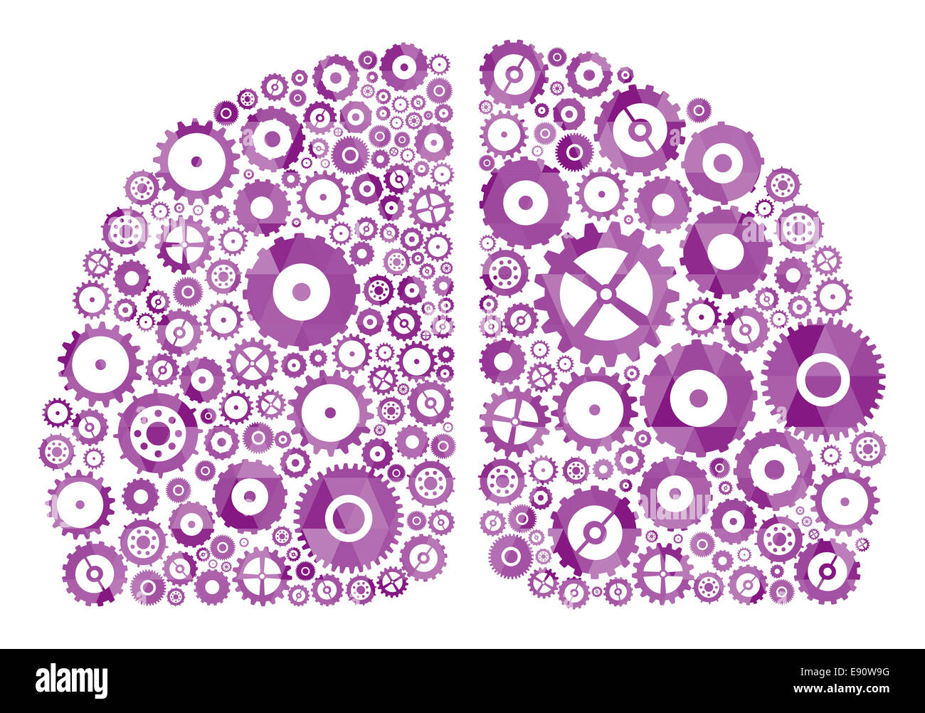 Cogs brain hi-res stock photography and images - Alamy