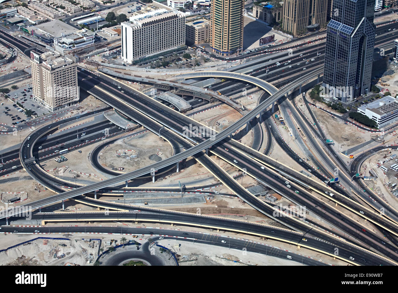 Transport interchange in Dubai Stock Photo - Alamy