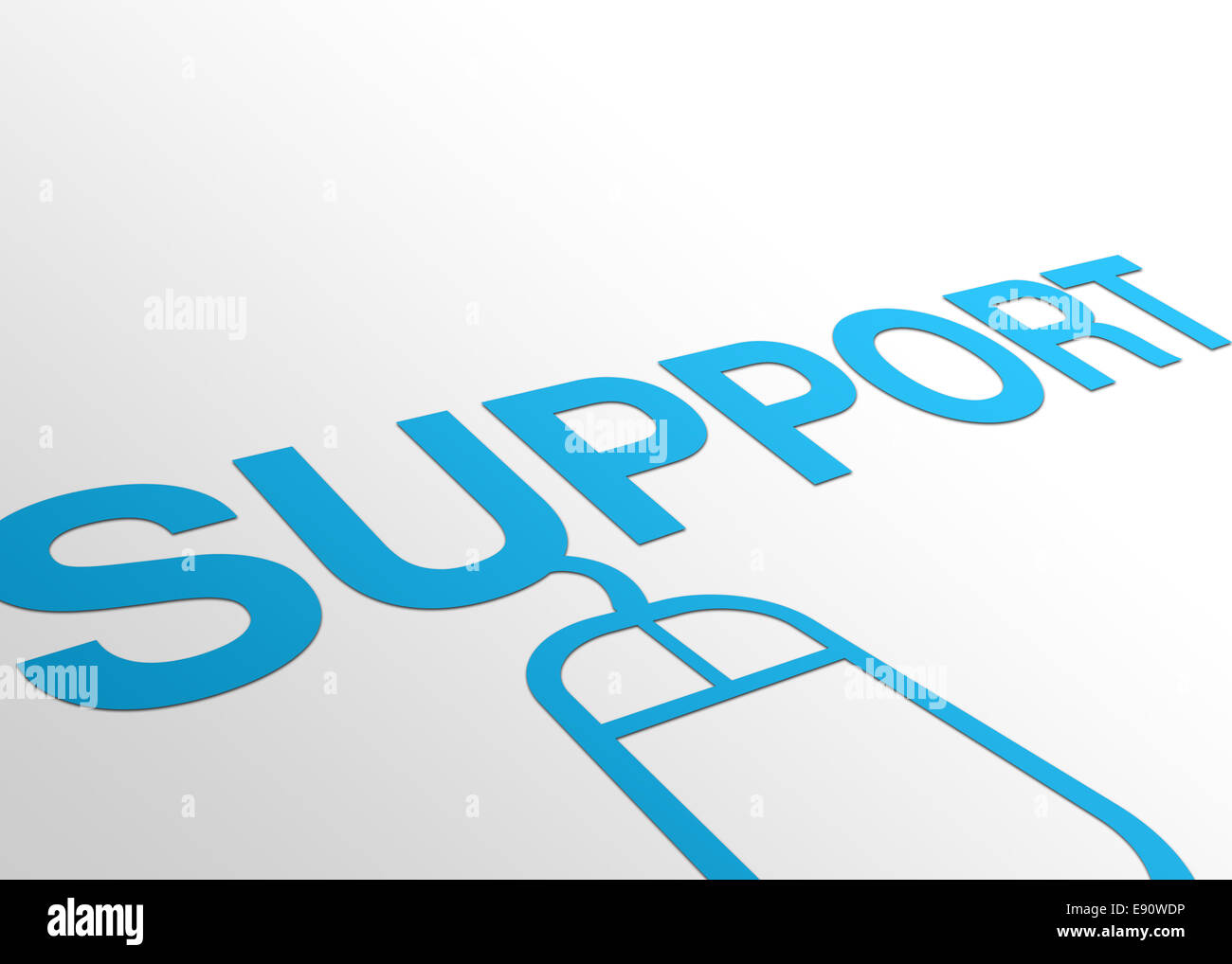 Perspective Support Sign Stock Photo - Alamy