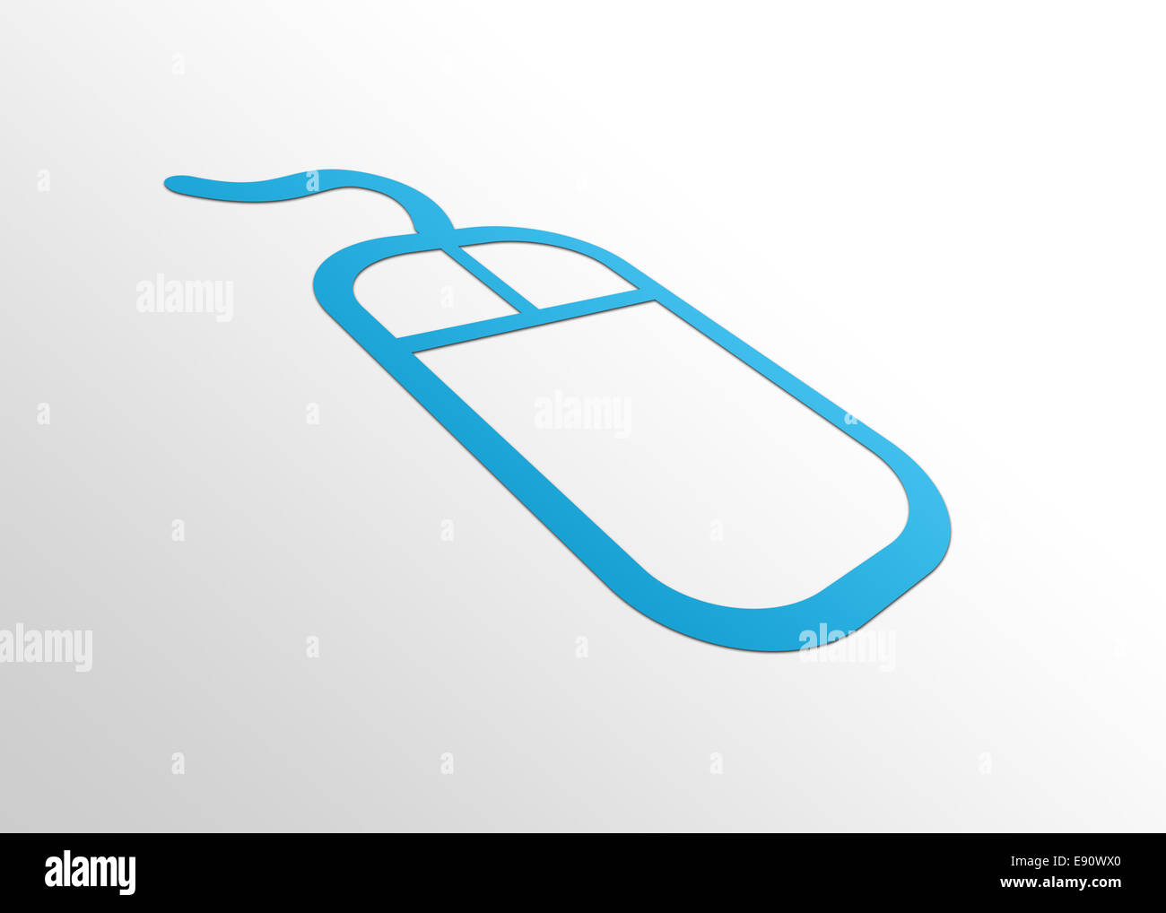 Perspective Computer Mouse Stock Photo - Alamy