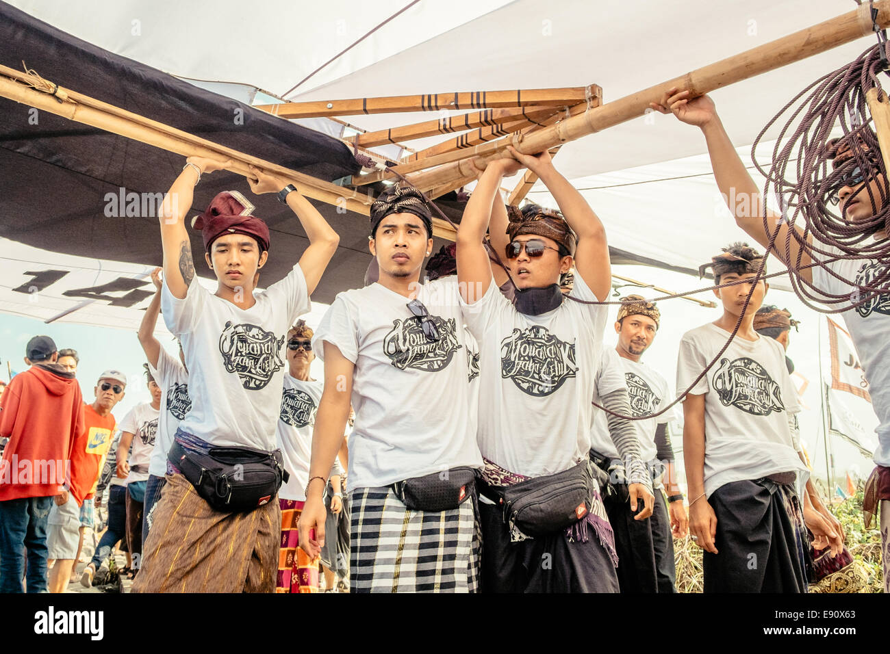 Bali Kite Festival - a traditional annual religious festival where huge ...