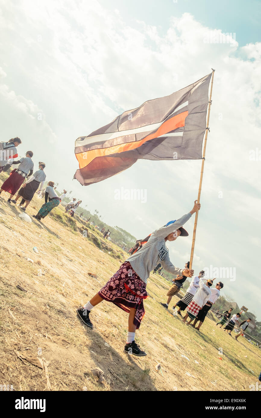 Bali Kite Festival - a traditional annual religious festival where huge ...