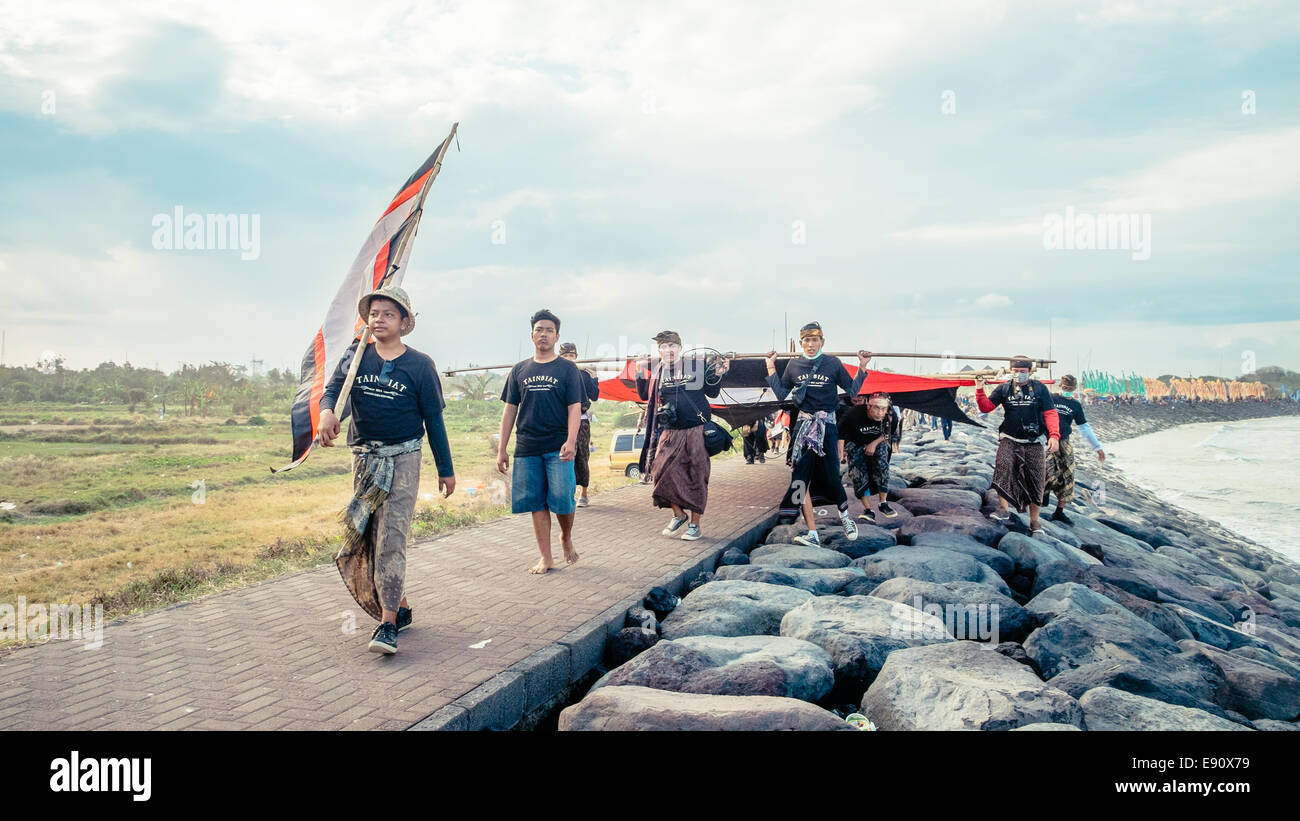 Bali Kite Festival - a traditional annual religious festival where huge ...