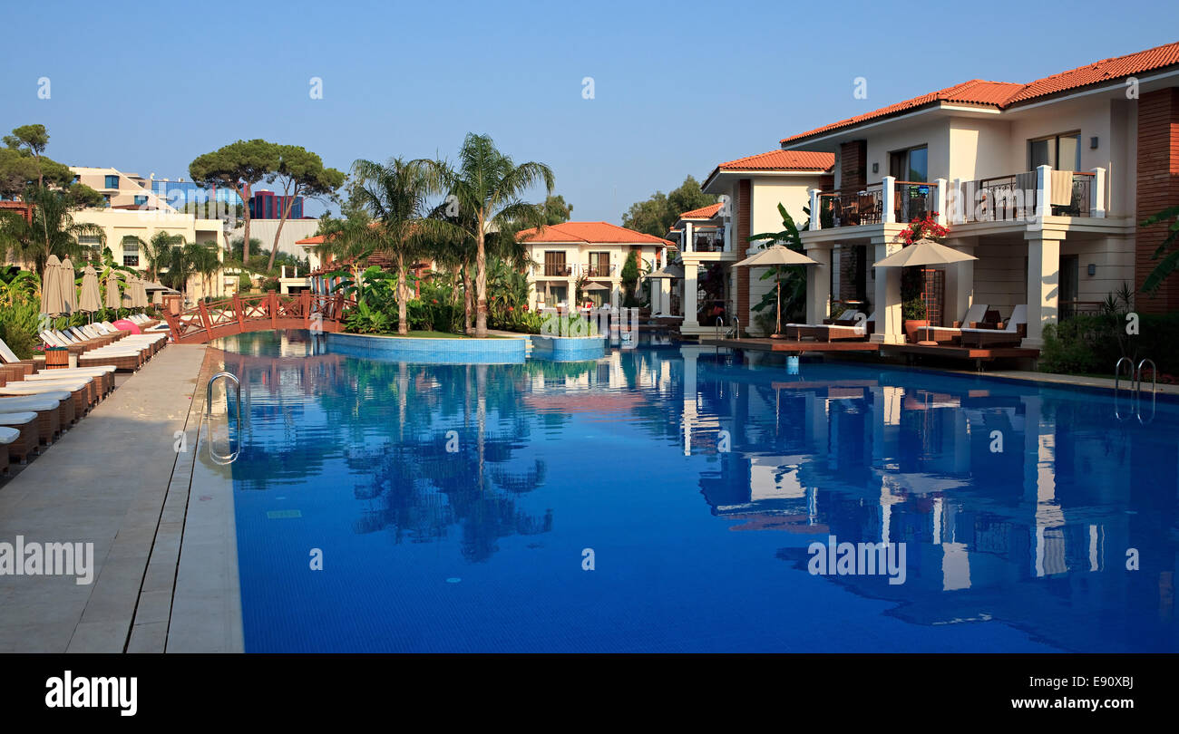 Swimming pool at the hotel Stock Photo - Alamy