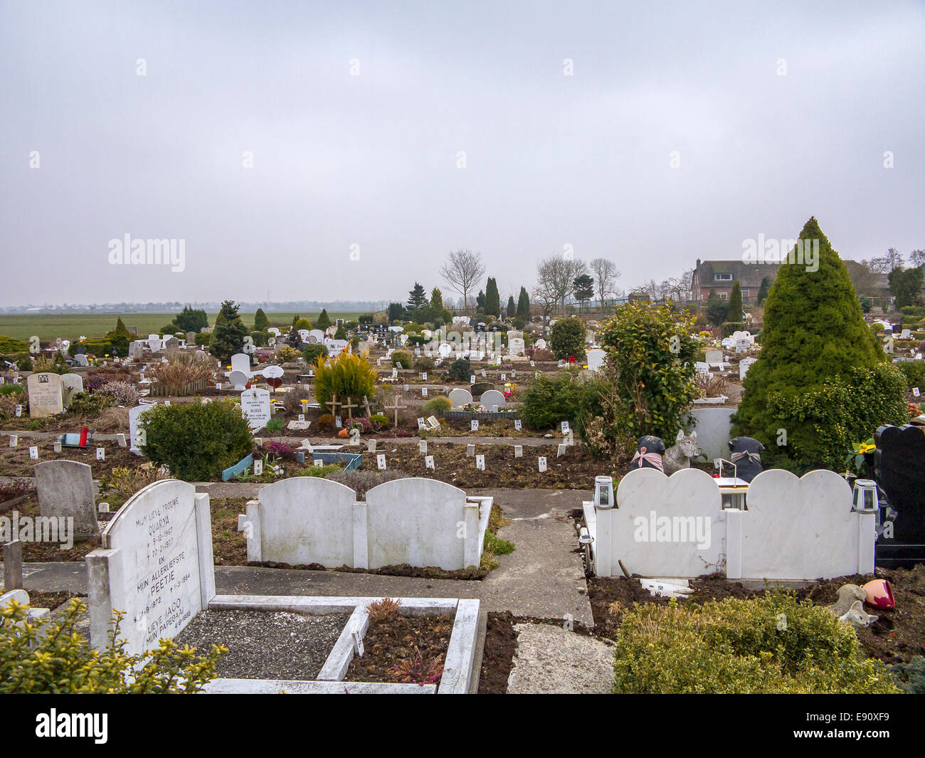 Pet cemetery with pet graves Stock Photo - Alamy