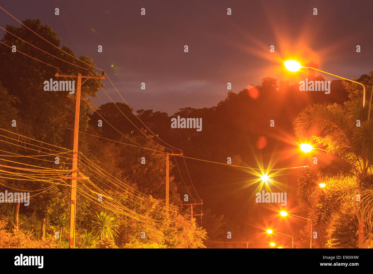 Abstract light pole hi-res stock photography and images - Alamy