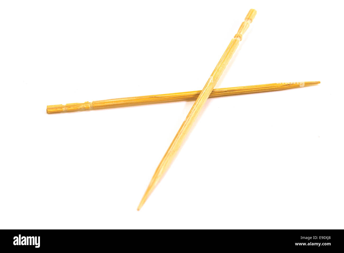 Close up of a toothpick on white background Stock Photo - Alamy