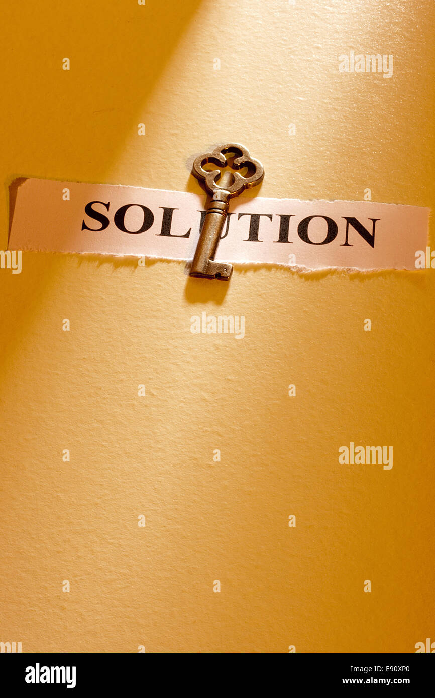 Key solution hi-res stock photography and images - Alamy