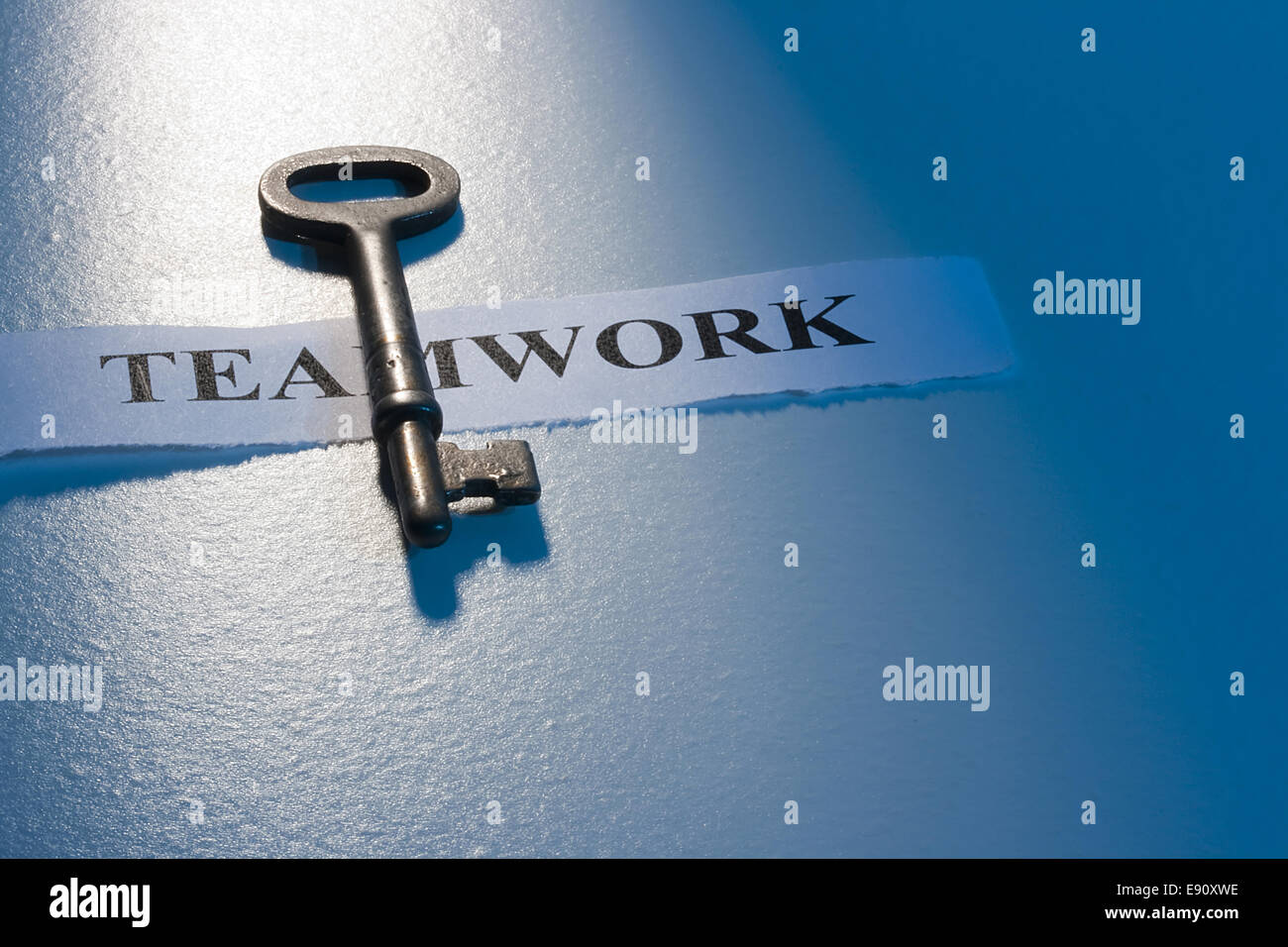 Key to Teamwork Stock Photo - Alamy